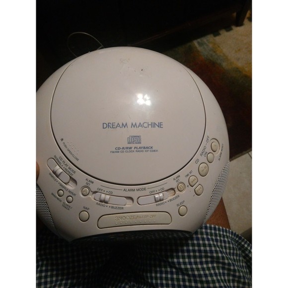 Sony | Other | Vintage Sony Dream Machine Icfcd83 Cdr Cdrw Amfm Radio W ...